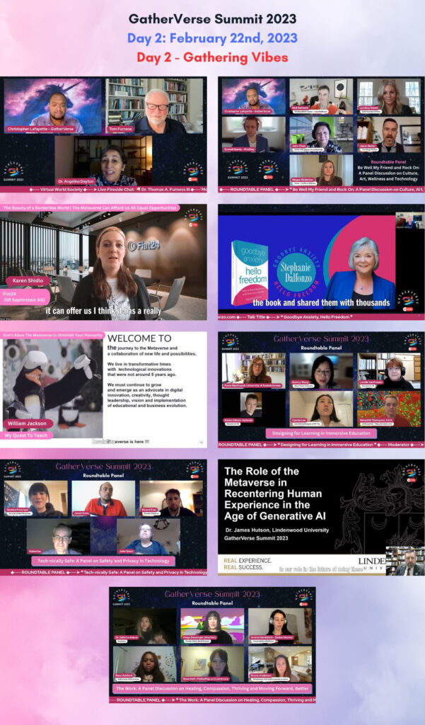 GatherVerse Summit 2023 – Day 2 – GatherVerse.Live